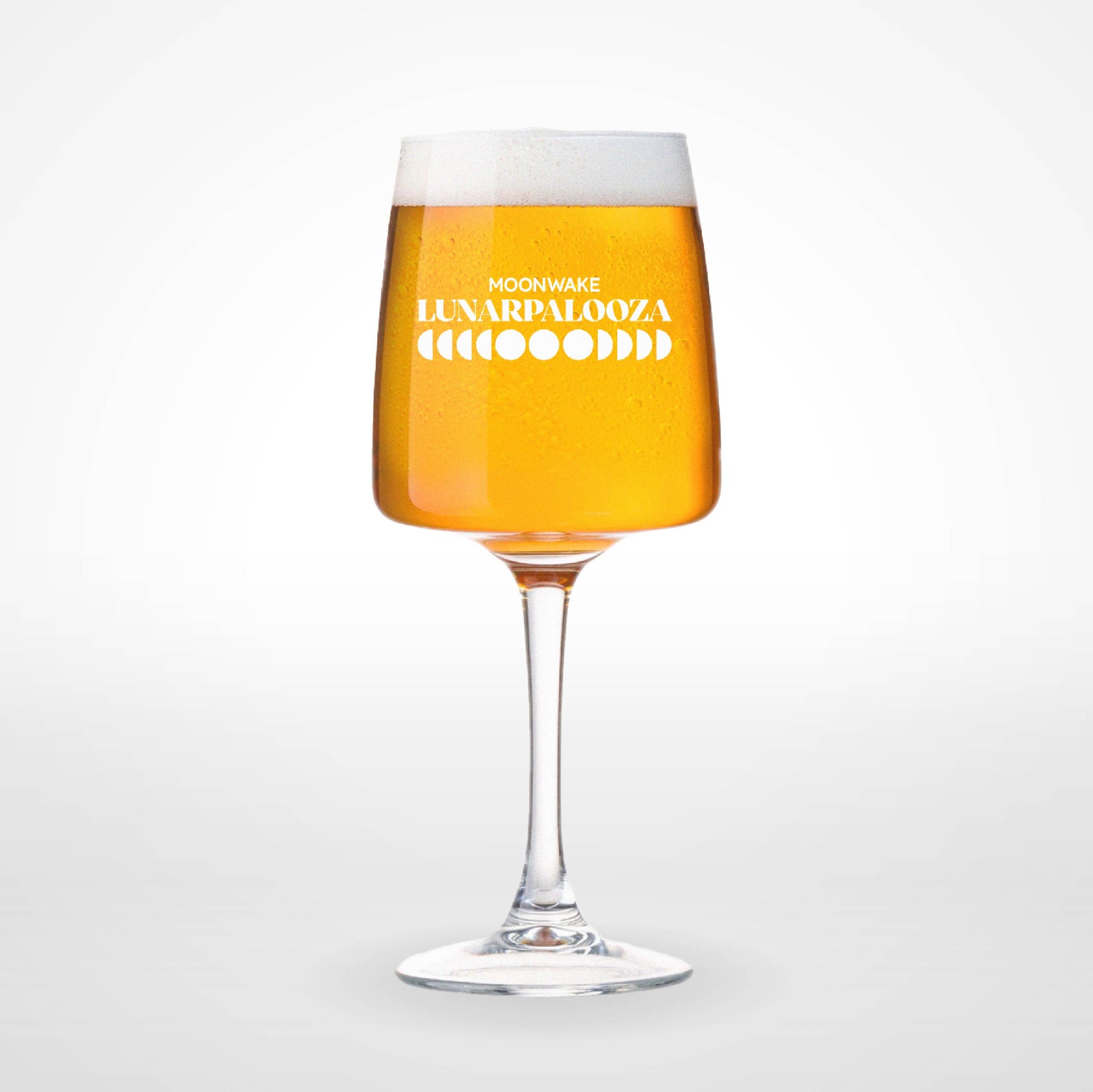 Lunarpalooza Edel Stem Glass - Moonwake Beer Co.